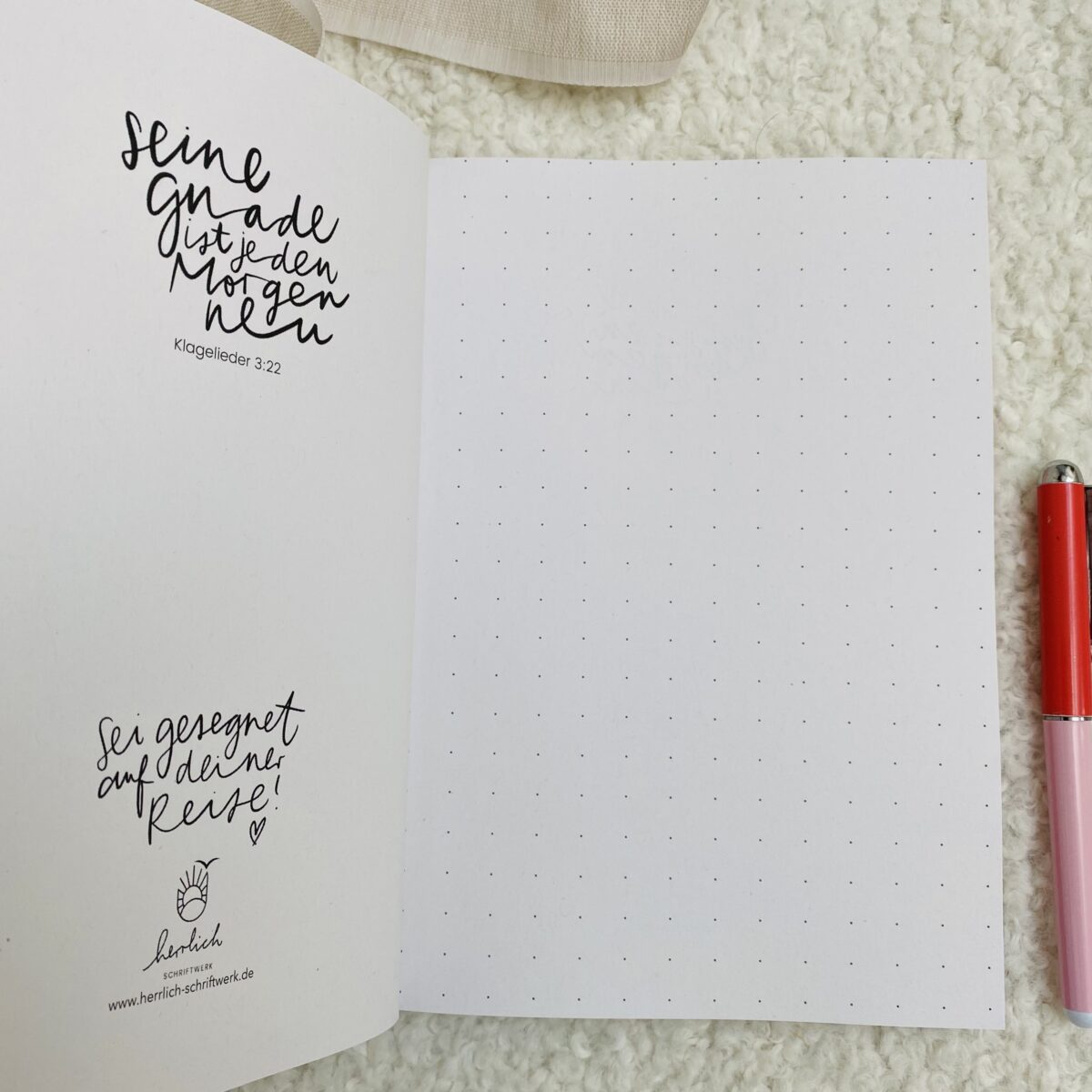 Tagebuch „seine Gnade neu…“ | herrlich Schriftwerk