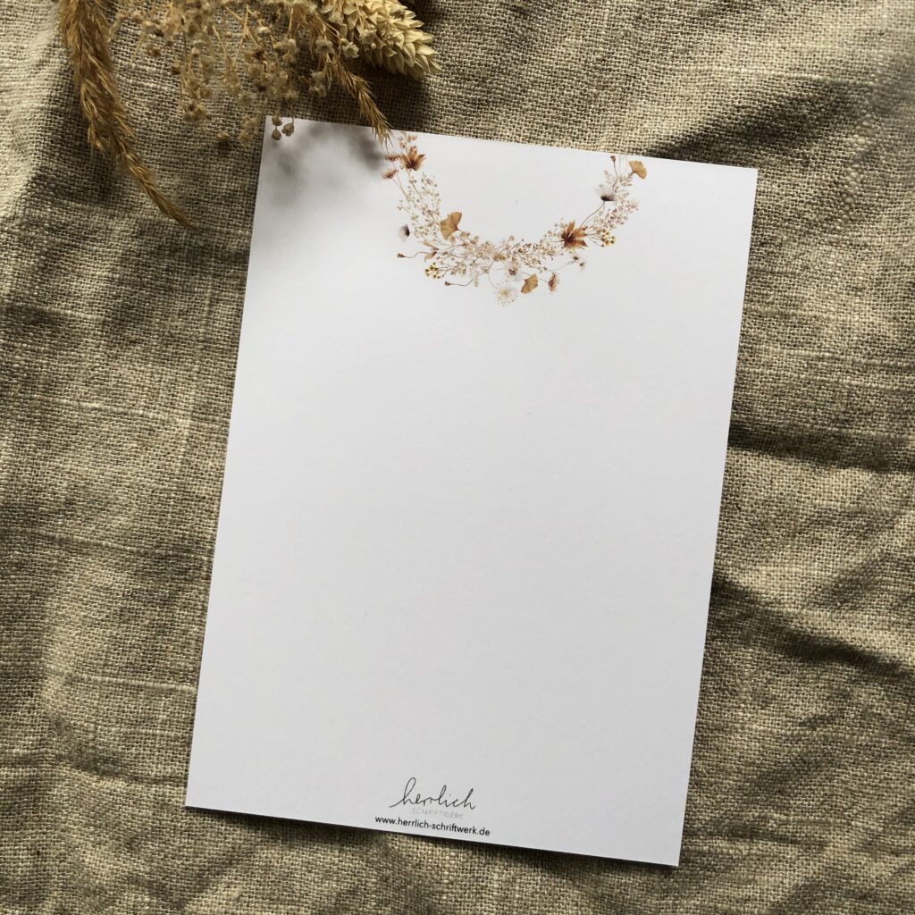 Postkarte „allerliebste Geburtstagsgrüße“ | herrlich Schriftwerk